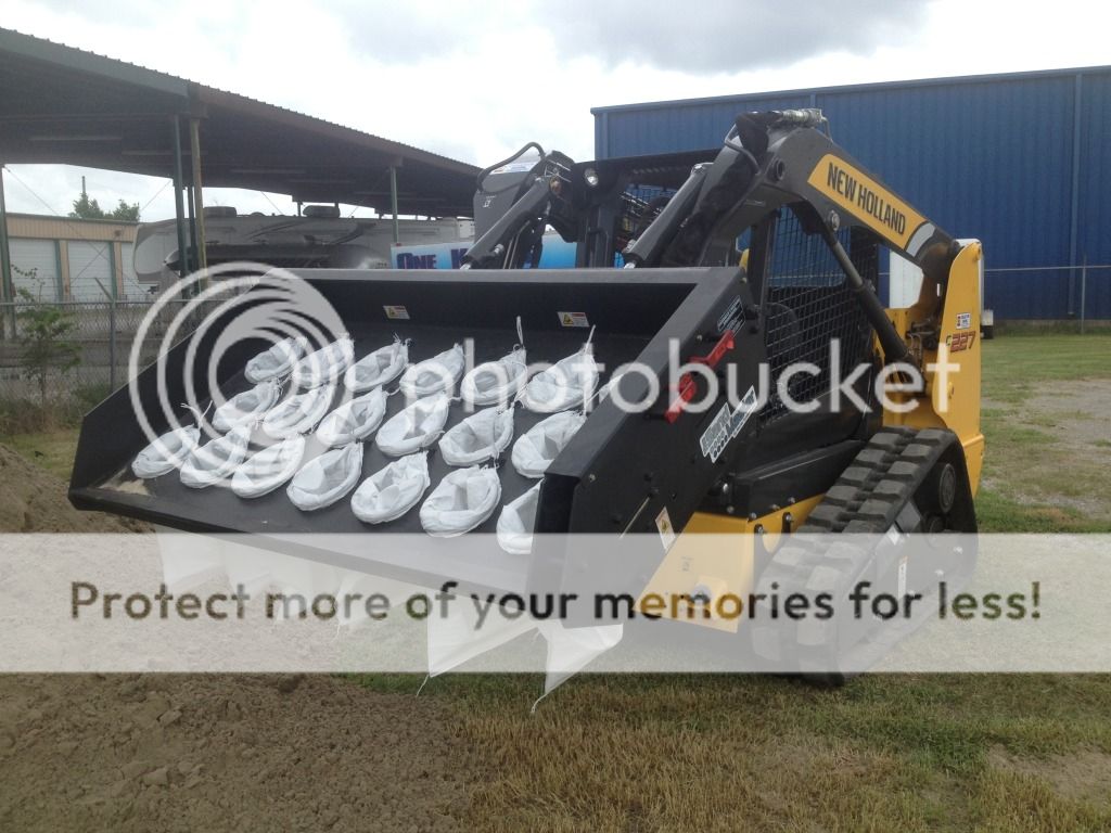 Sandmaster20 sandbagging attachment by Barrier Systems | Lawn Care Forum